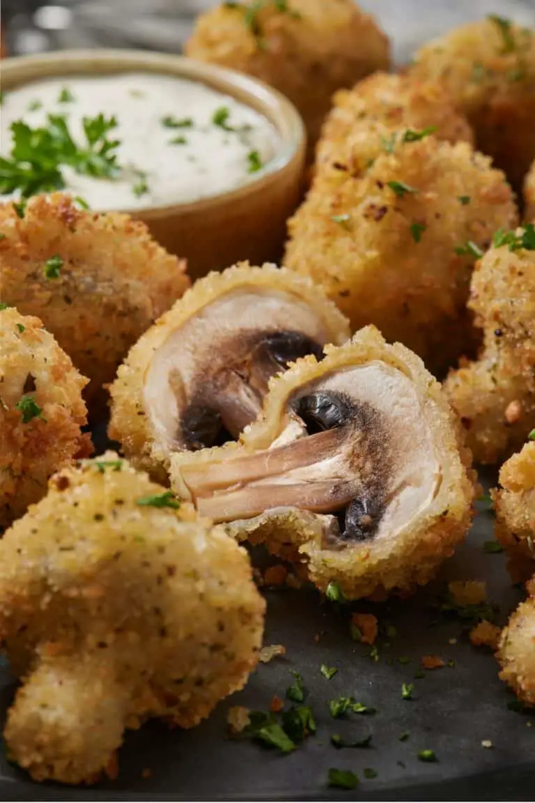 Crispy Breaded Mushrooms Recipe - BluntCook