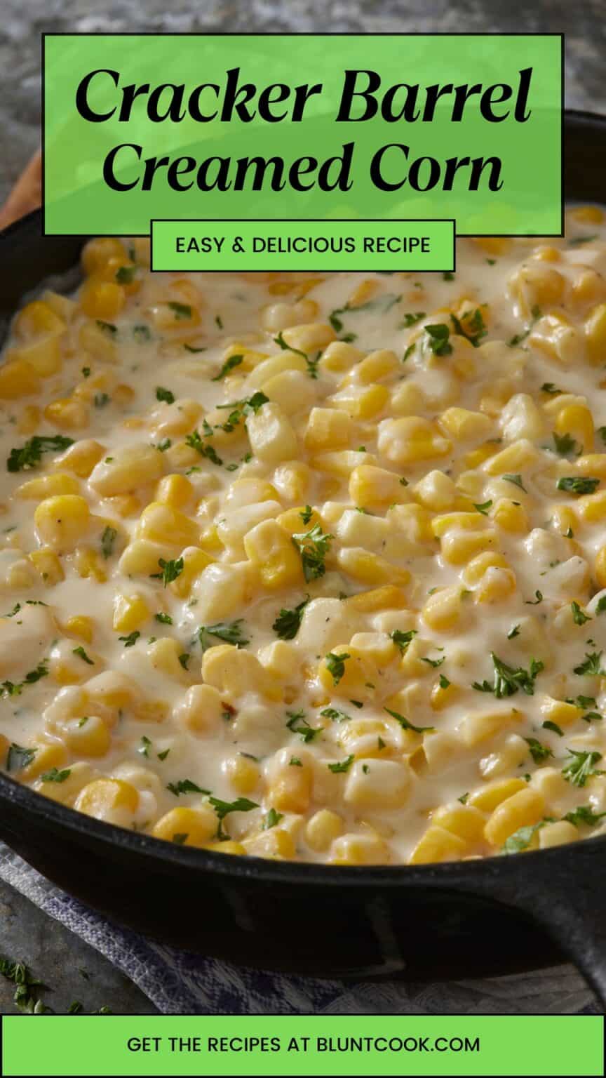 Cracker Barrel Creamed Corn Recipe - BluntCook