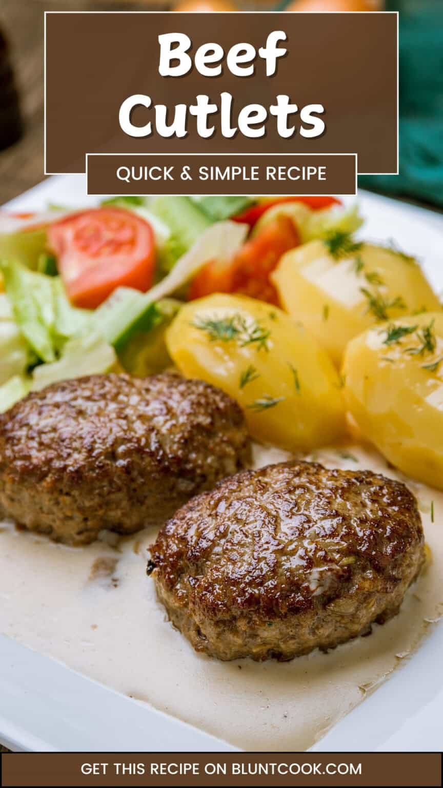 Beef Cutlets Recipe - BluntCook