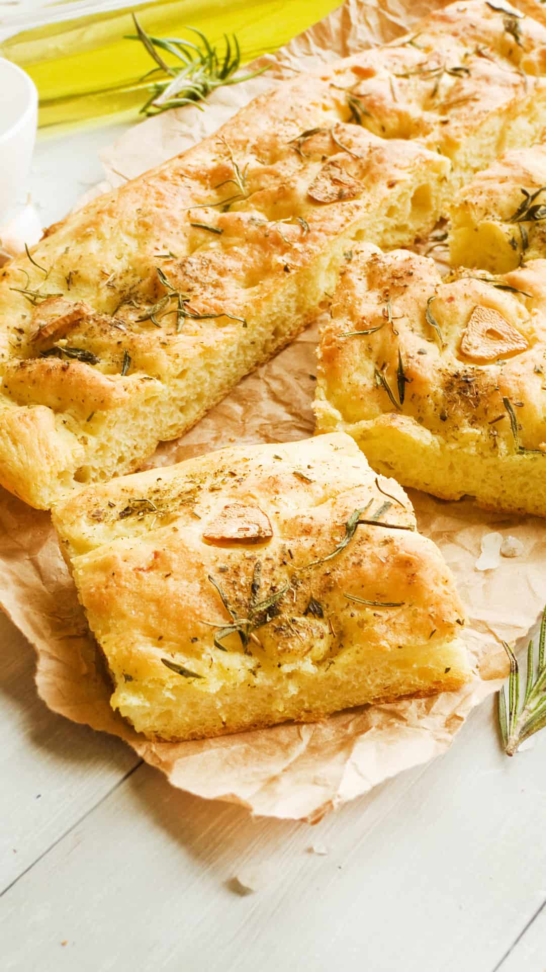 Garlic Butter Focaccia Recipe - BluntCook
