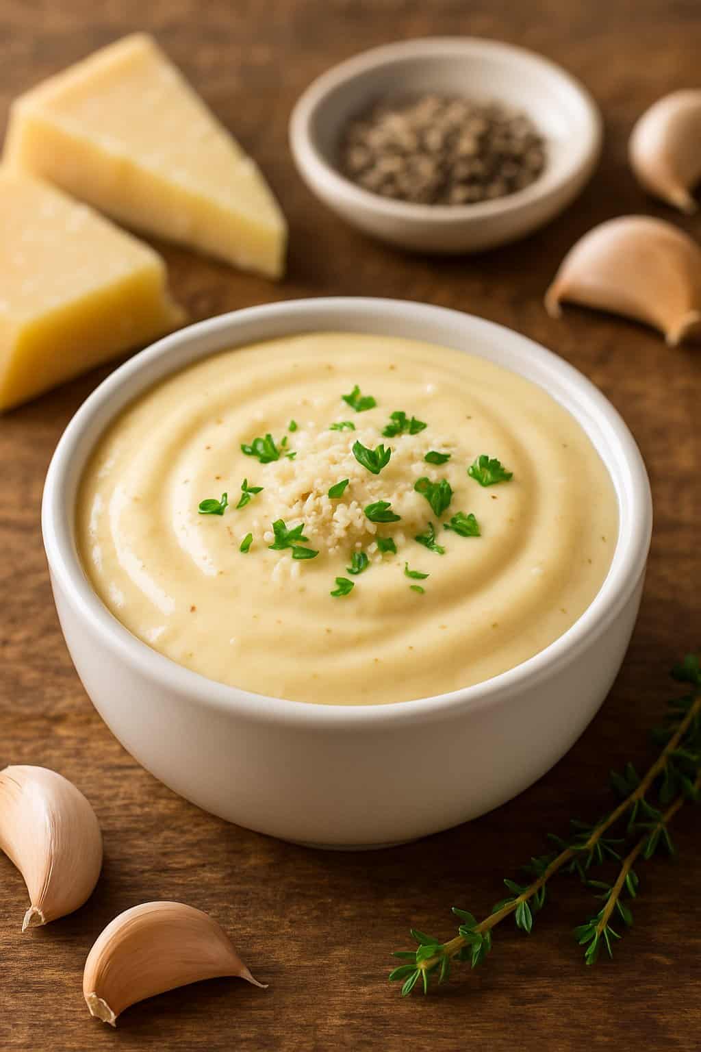 Parmesan Cream Sauce - BluntCook